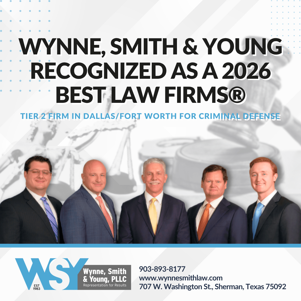 Wynne, Smith & Young Recognized as a 2026 Best Law Firms® Tier 2 Firm ...